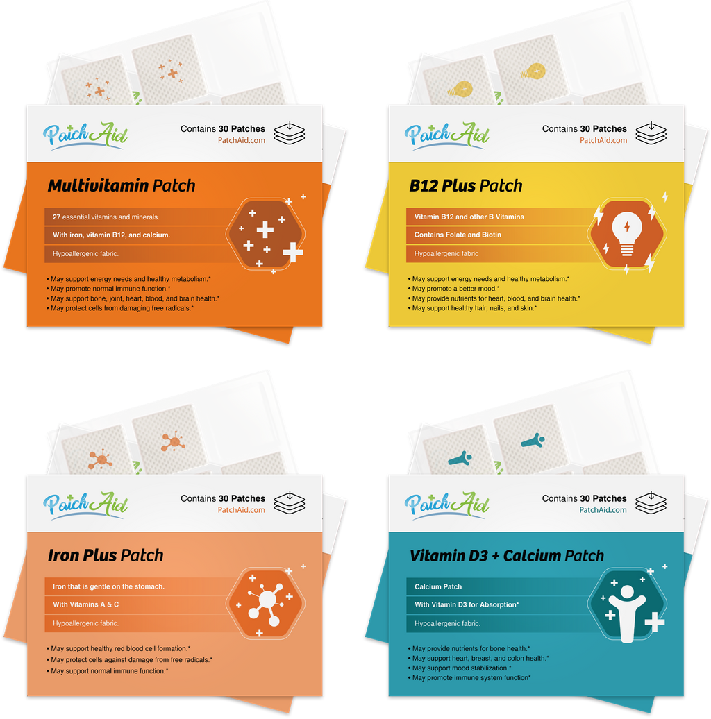 Vitamin Patch Pack Designed for Gastric Bypass Patients by PatchAid