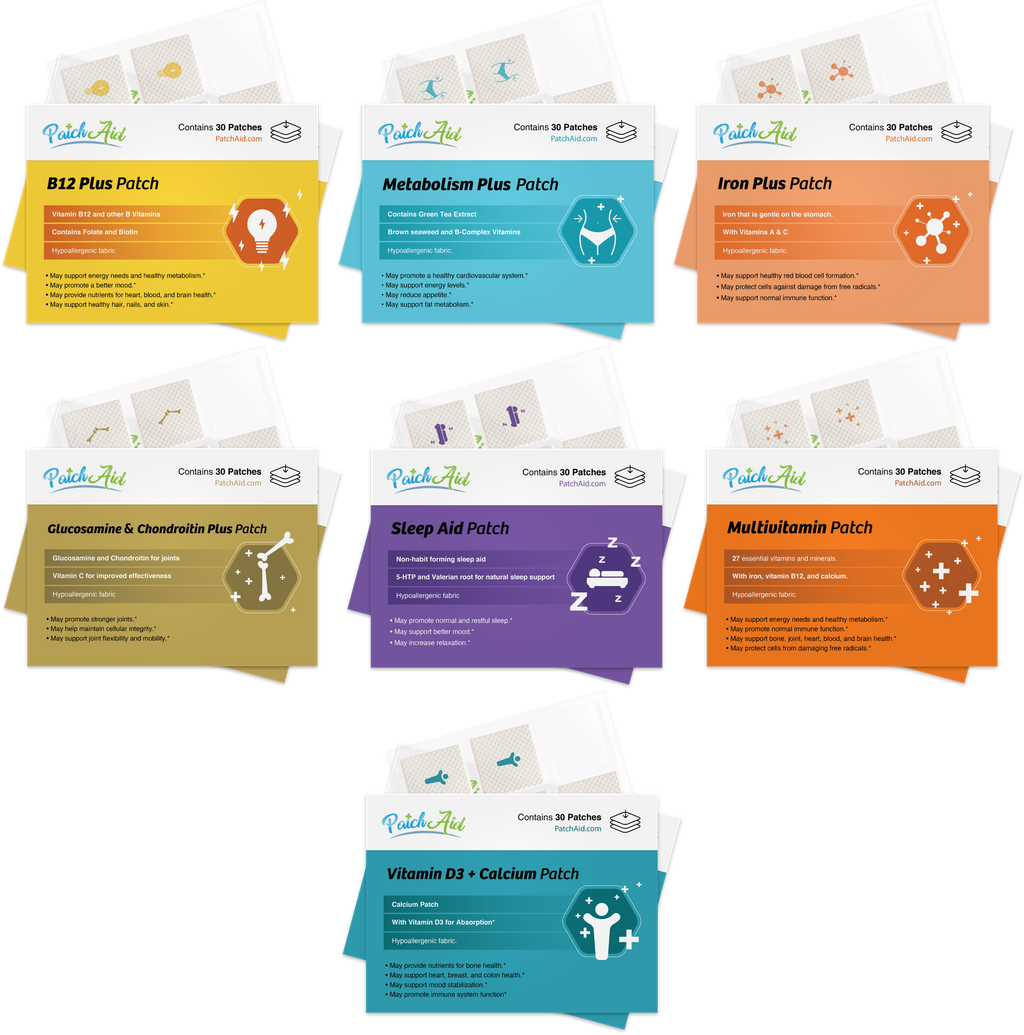 Vitamin Patch Pack for Gastric Sleeve Patients with an Active Lifestyle ...
