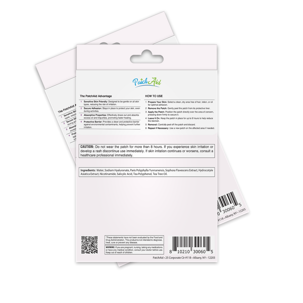 Microneedle Blemish Patch – 9 Patches with Salicylic Acid and Tea Tree