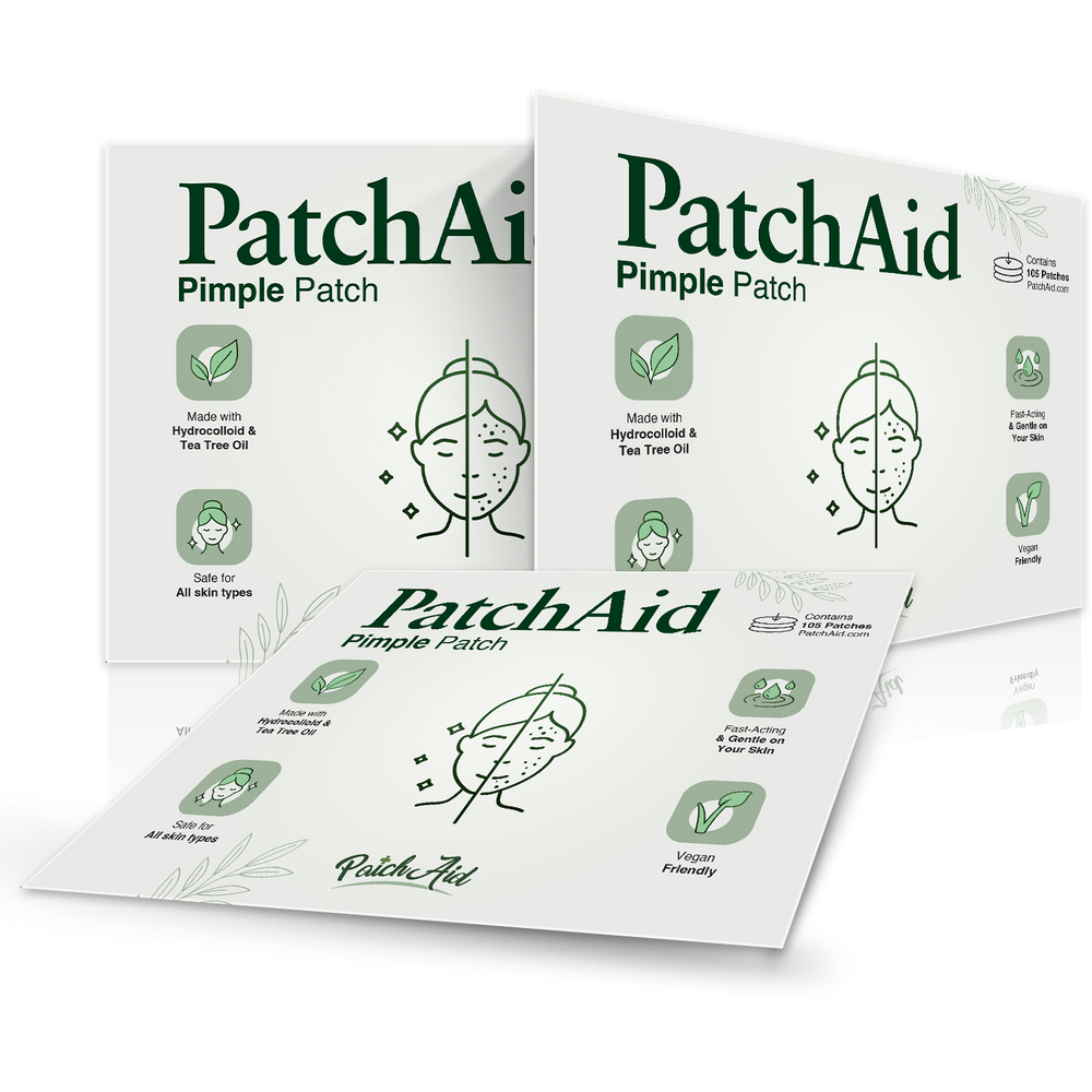 Pimple Patch Multi-Size Pack – 105 Hydrocolloid Patches in 5 Sizes wit