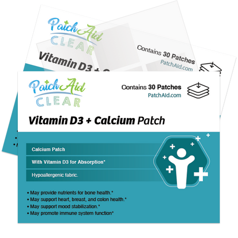 Affordable and Effective Vitamin D3/Calcium Vitamin Patch by PatchAid