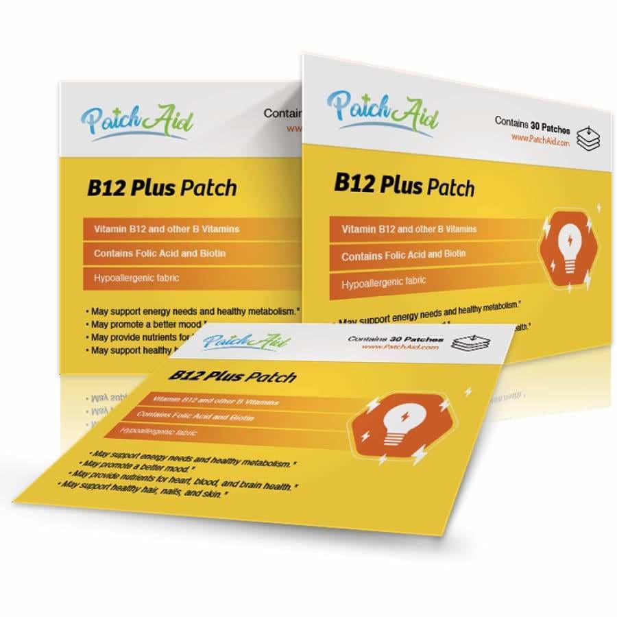 The Most Powerful Vitamin B12 Patch | B12 Energy Plus by PatchAid